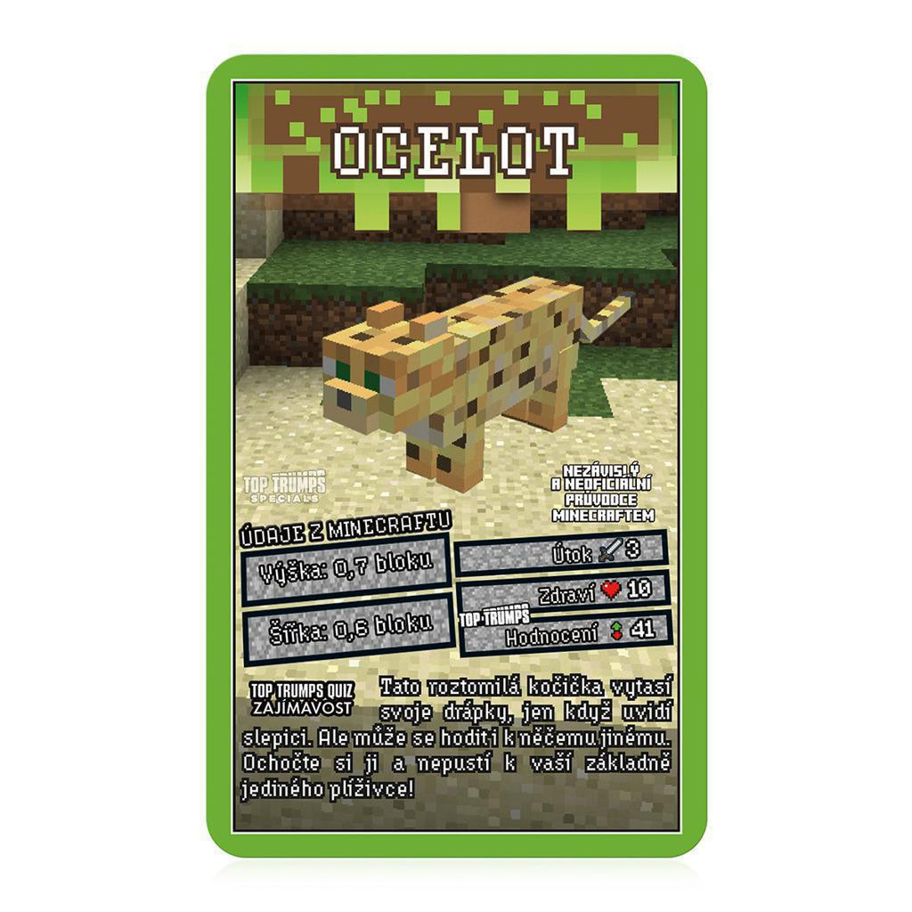 Karetní hra Top Trums Minecraft | Nejbaby.cz