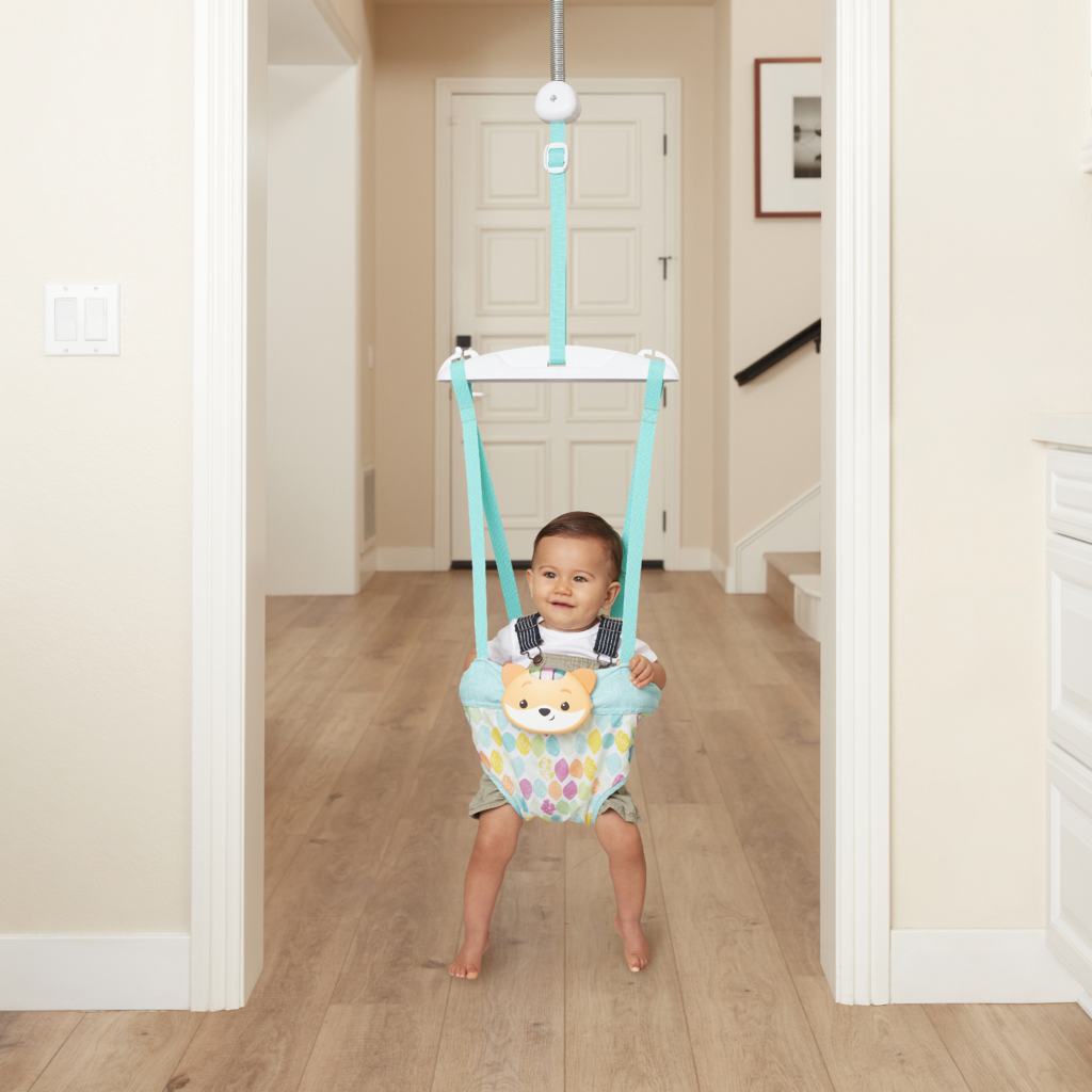 Skákadlo do dveří 2v1 Music & Lights Infantino | Nejbaby.cz