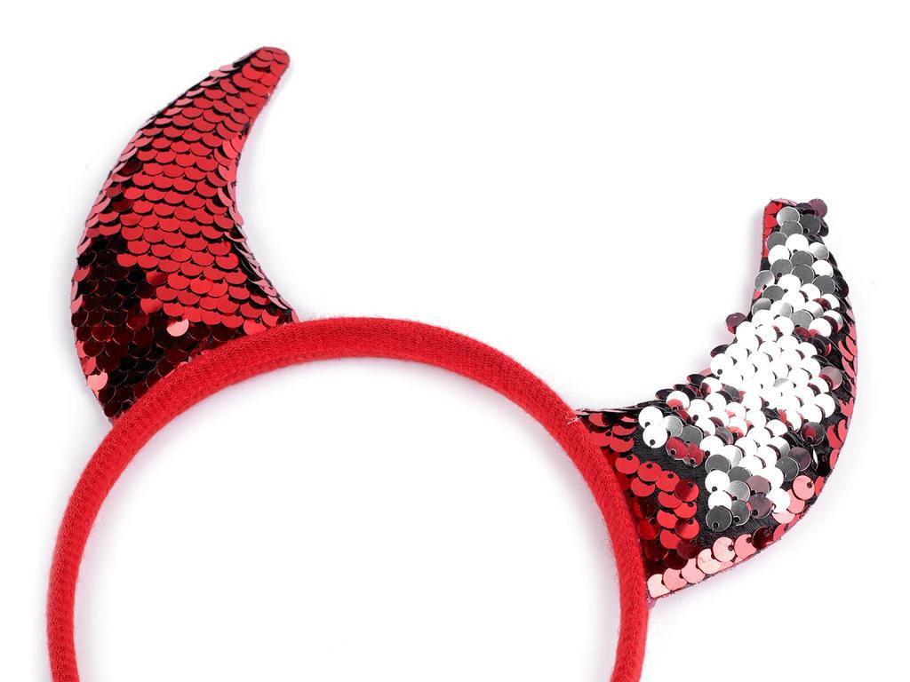 Čertovské rohy s flitry | Nejbaby.cz