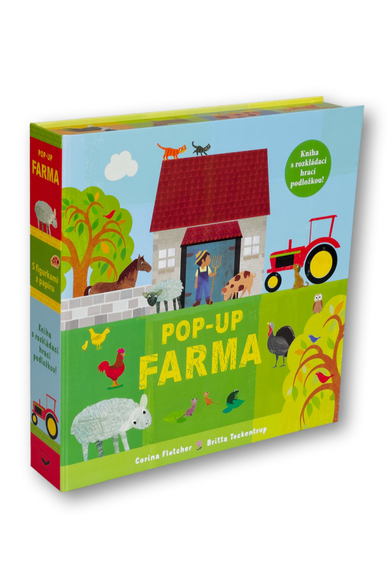 Pop-up Farma Kniha s rozkládací hrací podložkou Corina Fletcher, Britta ...