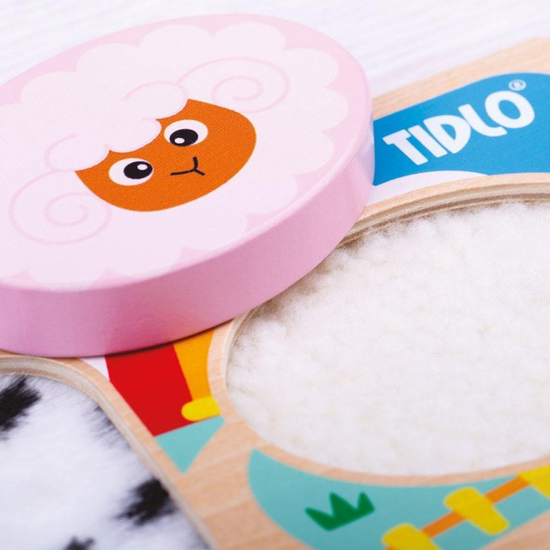 Senzorické puzzle Tidlo | Nejbaby.cz