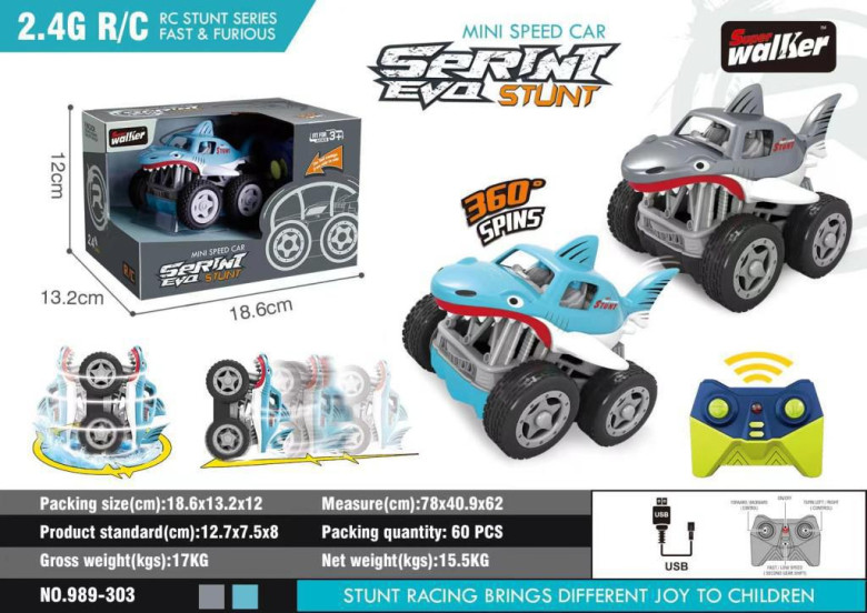 Mini auto žralok RC | Nejbaby.cz