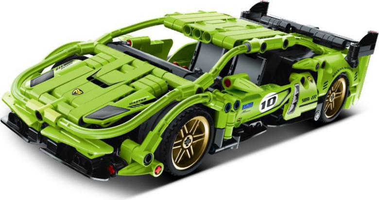 Stavebnice závodní auto zelené 25x11,4x6,6 cm iM.Master | Nejbaby.cz